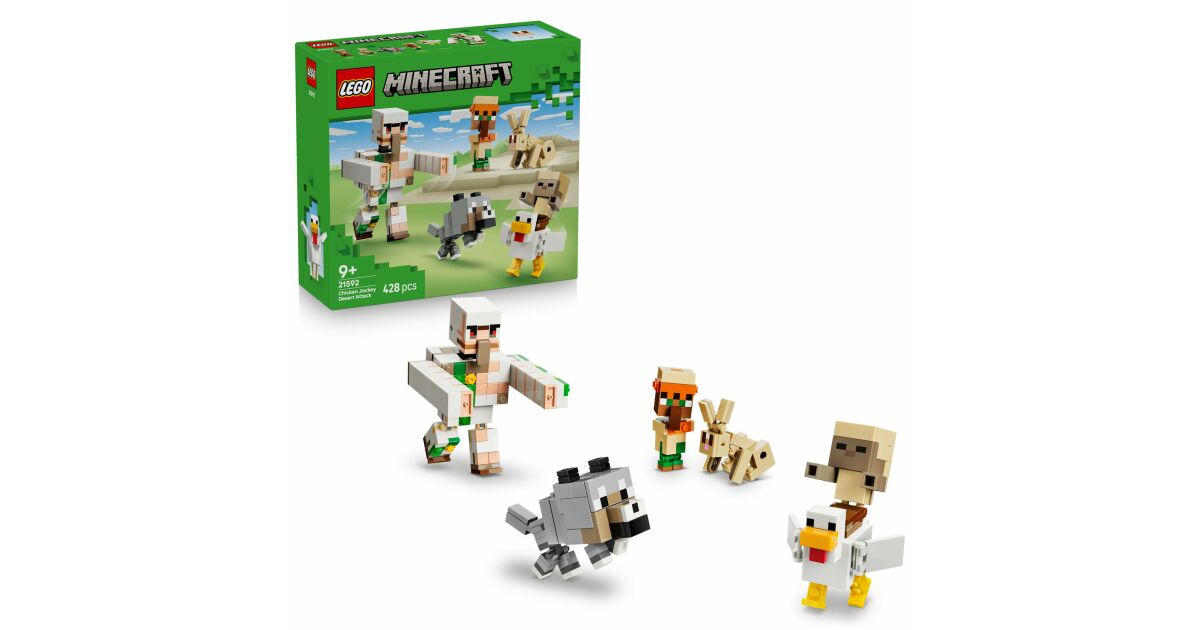 LEGO® Minecraft® Chicken Jockey, Desert Attack 21592 | Pepita.com