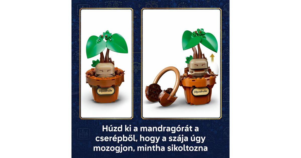LEGO® Harry Potter™ A Roxfort™-i gyógynövénytanóra növényei 76474 ...