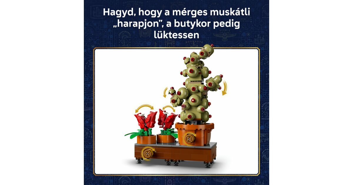 LEGO® Harry Potter™ A Roxfort™-i gyógynövénytanóra növényei 76474 ...