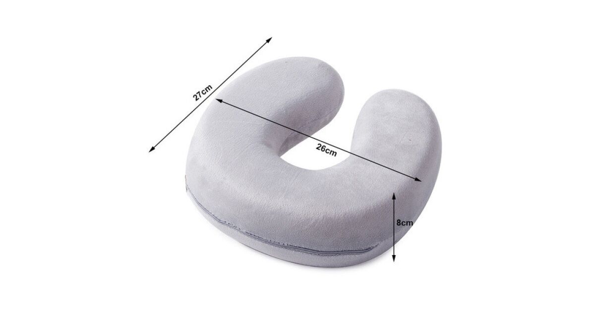 Reisekissen aus Memory-Schaum, ergonomische Unterstützung für Kopf ...