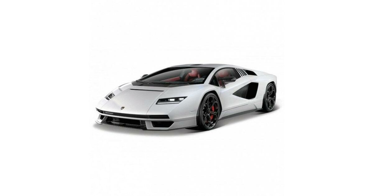 Lamborghini Countach LPI 800-4 fehér 1:24 BBURAGO | Pepita.hu