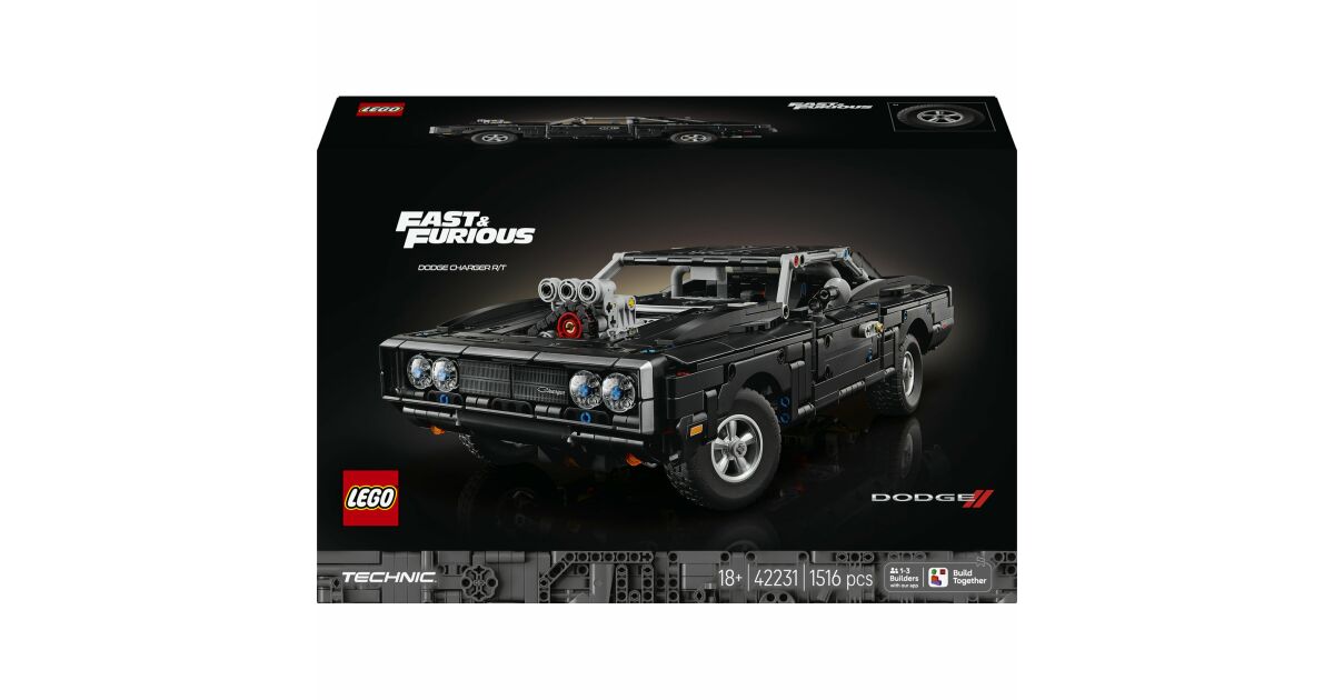 LEGO® Technic Fast & Furious Dodge Charger R/T 42231 | Pepita.com