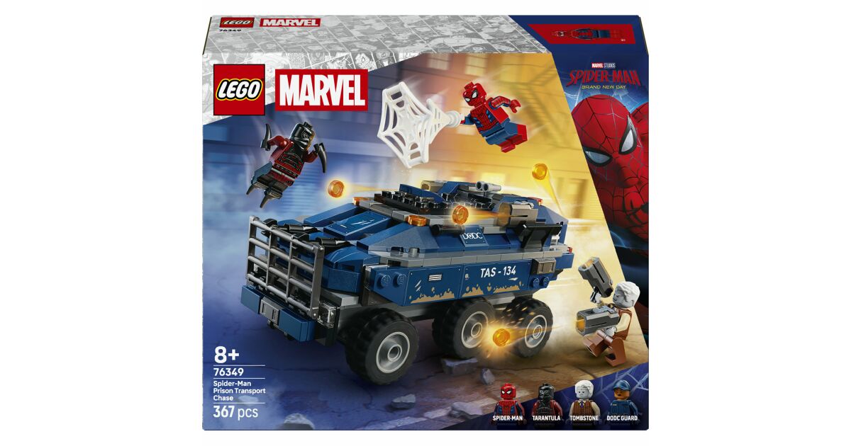 LEGO® | Marvel Spider-Man: Pościg za pojazdem więziennym 76349 | Pepita.com