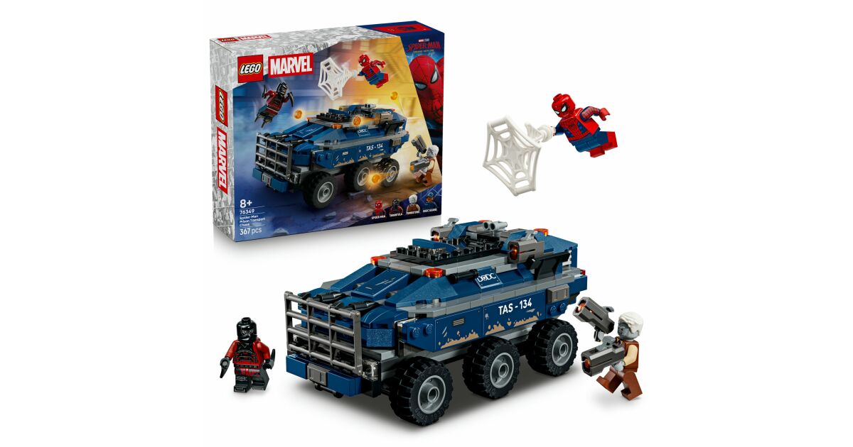 LEGO® | Marvel Spider-Man: Urmărirea transportului de prizonieri 76349 ...