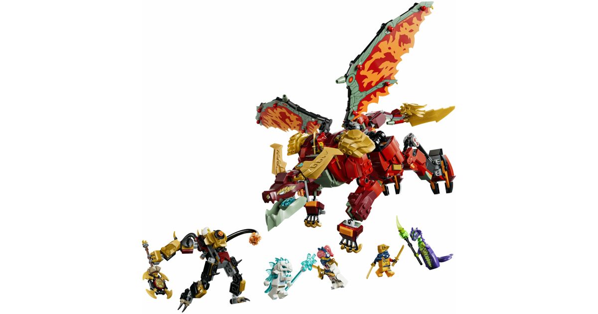 LEGO® NINJAGO® Wyldfyres Verwandlungs-Drachen-Mech 71868 | Pepita.com