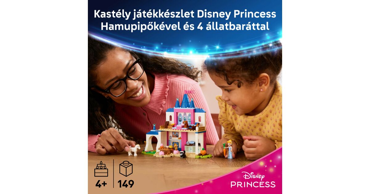 LEGO® │ Disney Castelul Cenușăresei și prietenii ei animale 43283 ...