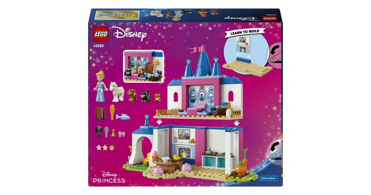 LEGO® │ Disney Castelul Cenușăresei și prietenii ei animale 43283 ...