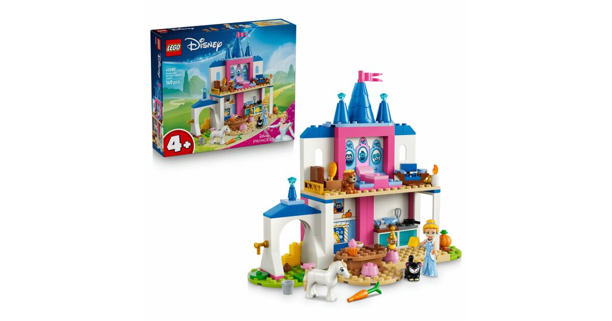 LEGO® │ Disney Castelul Cenușăresei și prietenii ei animale 43283 ...