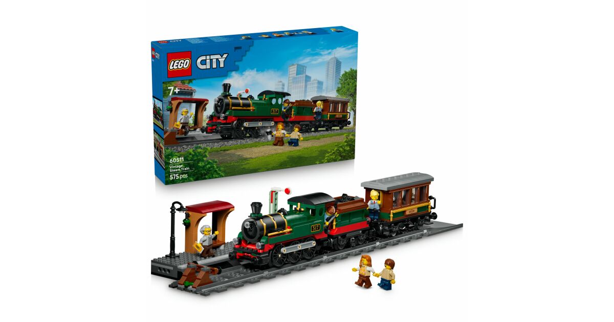 LEGO® City Locomotivă cu aburi Nostalgia 60511 | Pepita.com