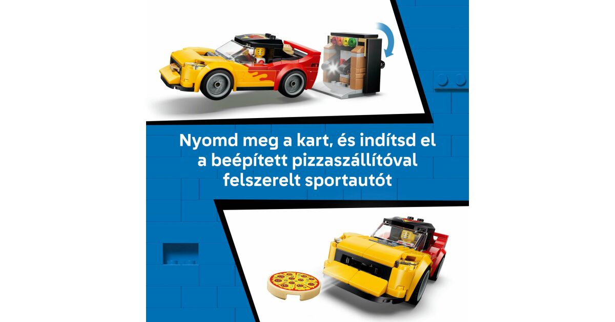 LEGO® City Pizzeria s doručovacími vozidlami 60496 | Pepita.com