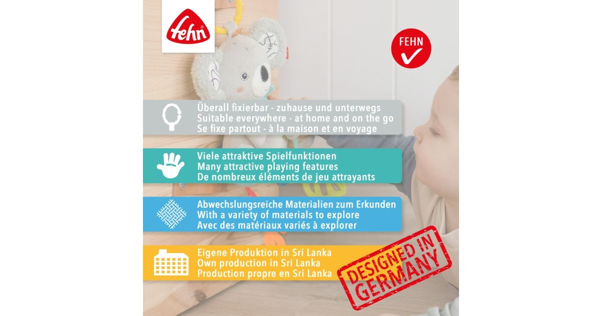Fehn Activity-Wurfel Raupe Cub de Activitate pentru Bebelusi cu ...
