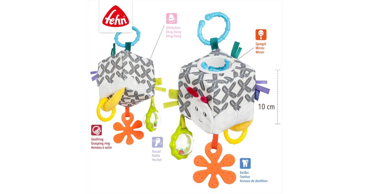 Fehn Activity-Wurfel Raupe Cub de Activitate pentru Bebelusi cu ...