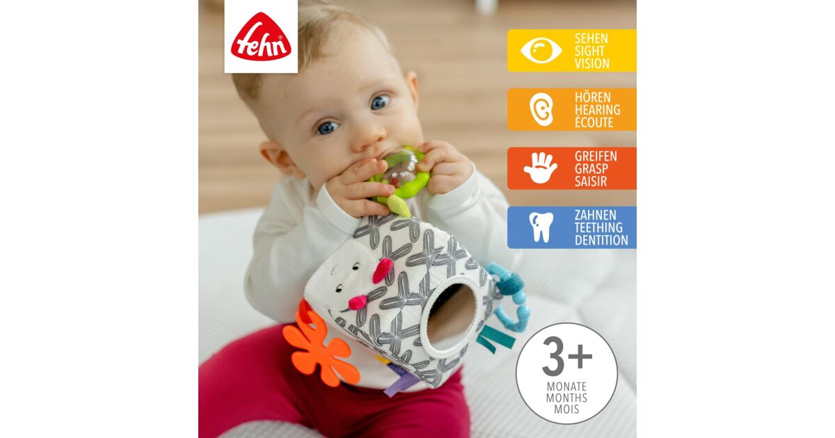 Fehn Activity-Wurfel Raupe Cub de Activitate pentru Bebelusi cu ...