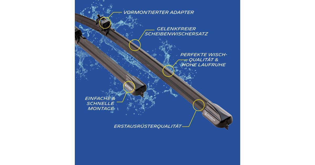 Stergatoare auto MICHELIN Perfect Fit 109, 650400 mm, montaj rapid ...