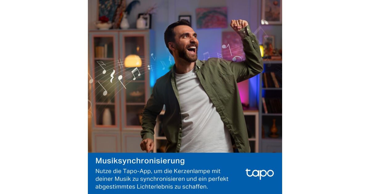 Bec inteligent LED Tapo L430C (2-Pack), E14, 470 lumeni, 16 milioane ...