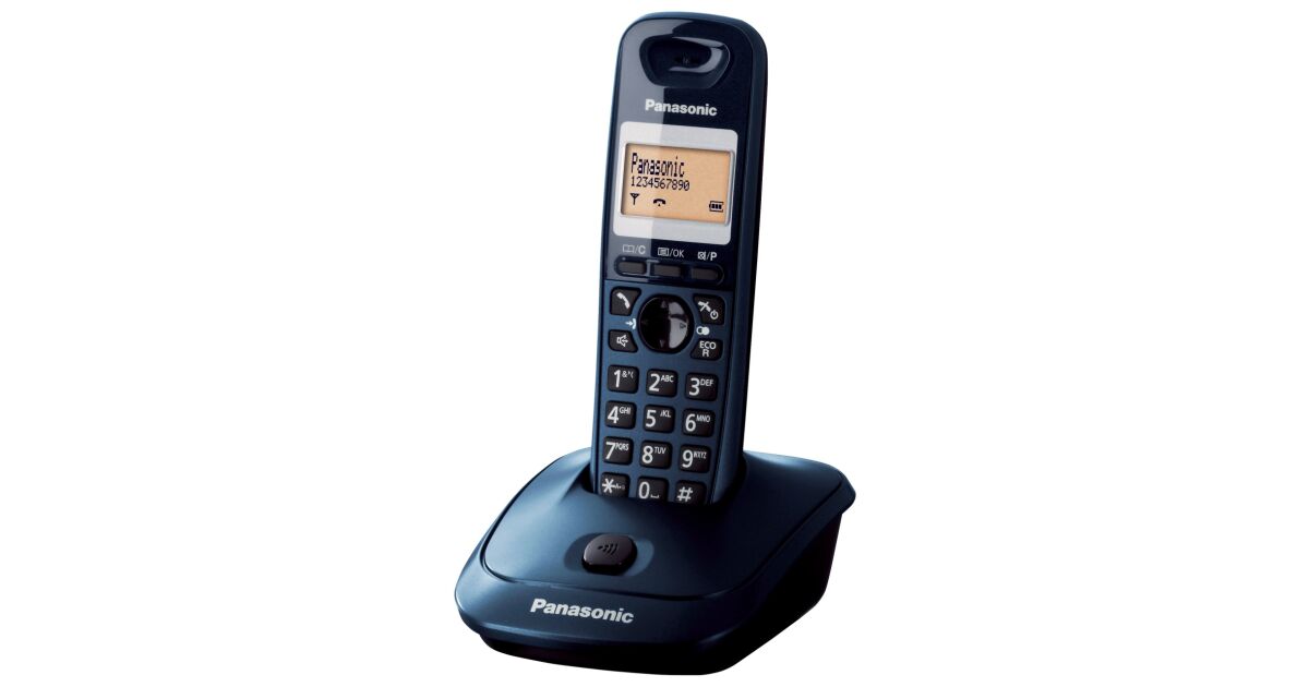 Telefon fix wireless Panasonic KX-TG2511, ecran LCD 1,4 inch, culoare ...