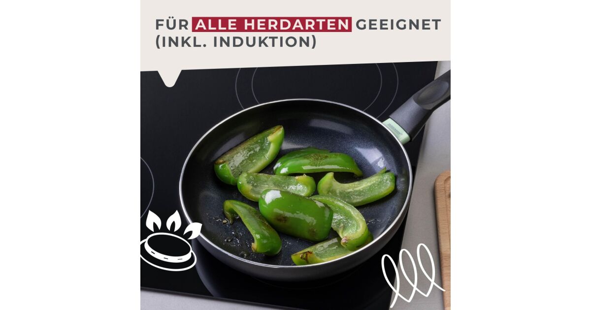 Tigaie Fackelmann Brandao - O 24 cm din aluminiu reciclat, acoperire ...