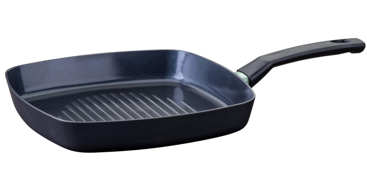 Tigaie grill Fackelmann Brandao 26 cm aluminiu reciclat strat ceramic ...