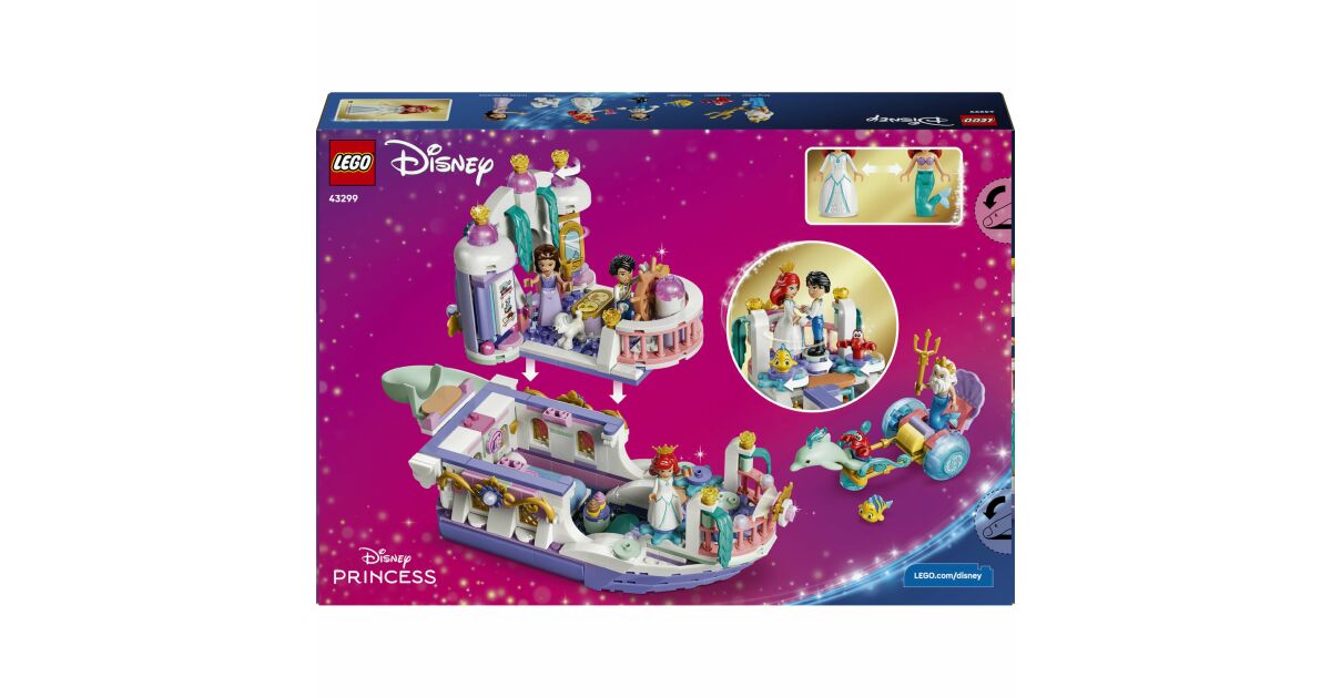 LEGO® │ Disney Arielin svadobný čln 43299 | Pepita.com