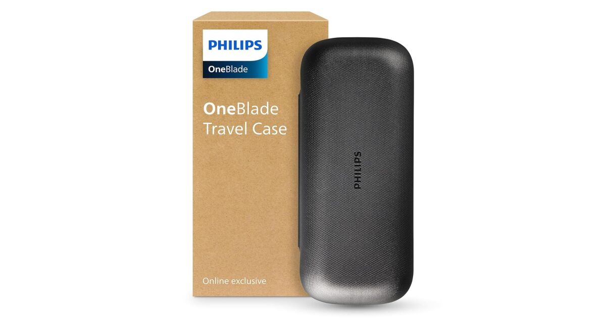 Etui de calatorie Philips OneBlade QP40130, protectie pentru aparat de ...
