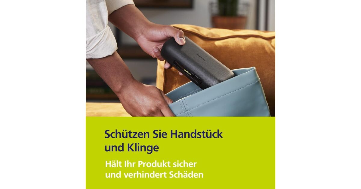 Etui de calatorie Philips OneBlade QP40130, protectie pentru aparat de ...