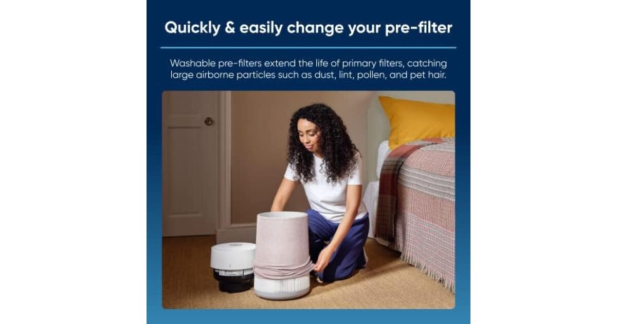 Prefiltru lavabil pentru purificator aer Blueair Blue Pure 3350i Max ...