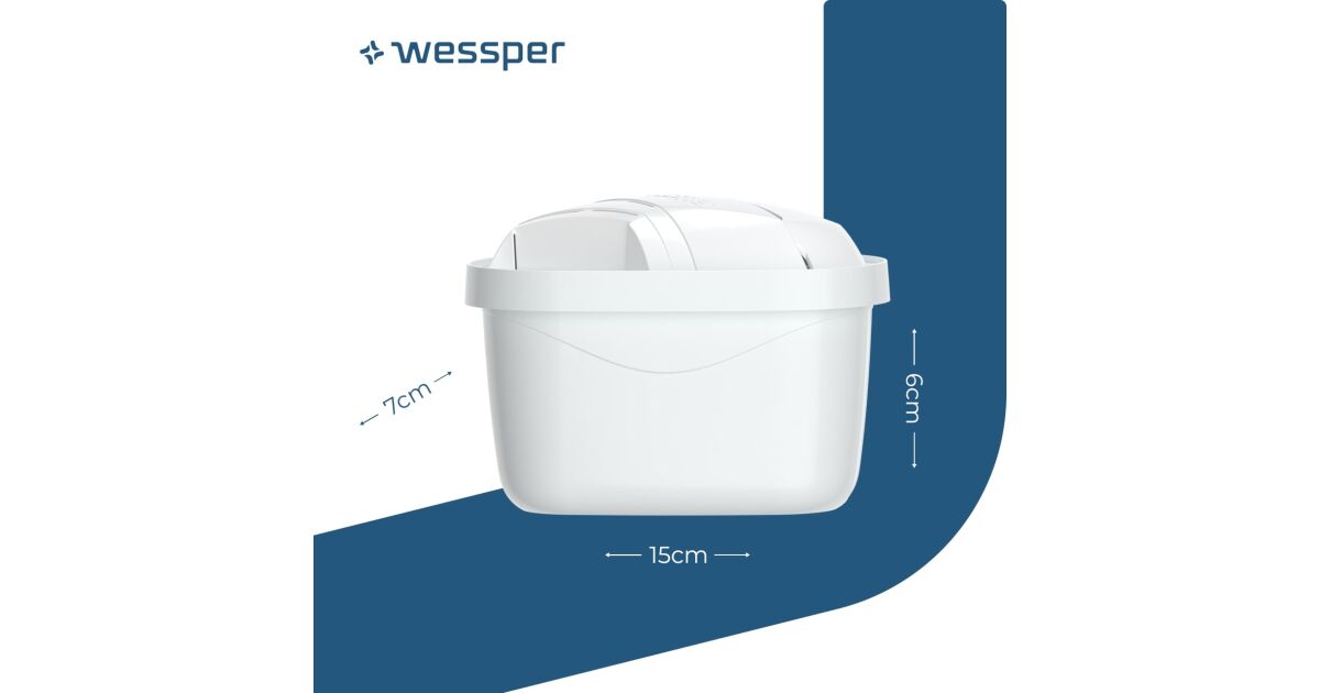 Wessper Wasserfilter Cartus Compatibil Brita Maxtra Filtrare cu Carbune ...