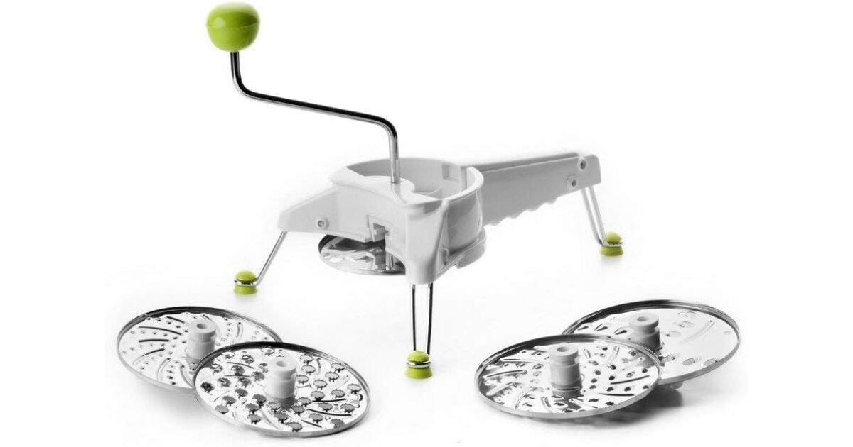 Racitor de legume Ibili Moulinette Julienne, 12cm, plastic si metal ...
