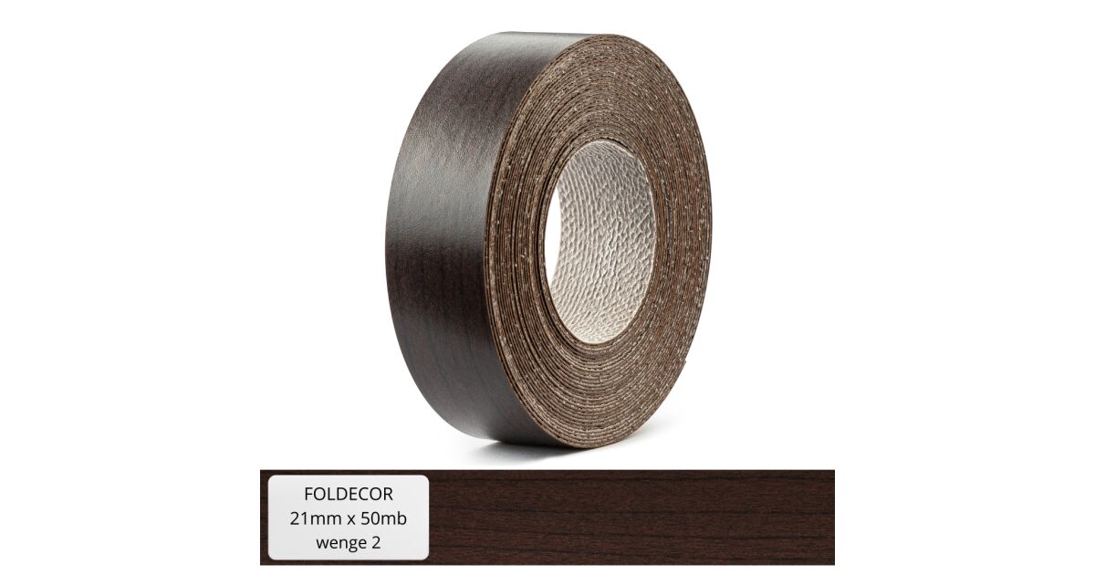 Wenge 2 melamin bútorélzáró ragasztószalag 21 mm (50 m) | Pepita.hu