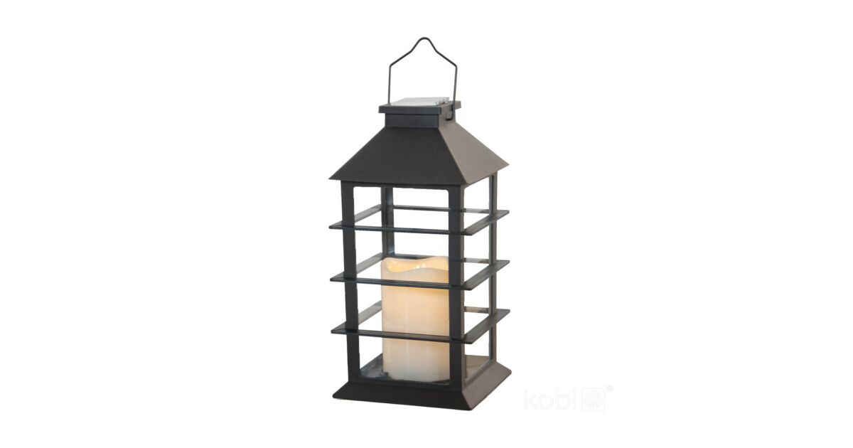 Napelemes kerti lámpa LED CANDELIO P 2700K IP44 fekete LED2B, 0,06W ...