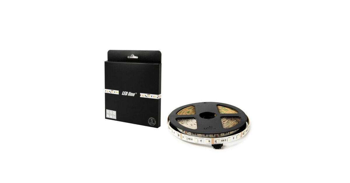 Digitális LED szalag, SMD 5050, 60 LED/m, 12 V DC, 14,4 W/m, IP20, RGB ...
