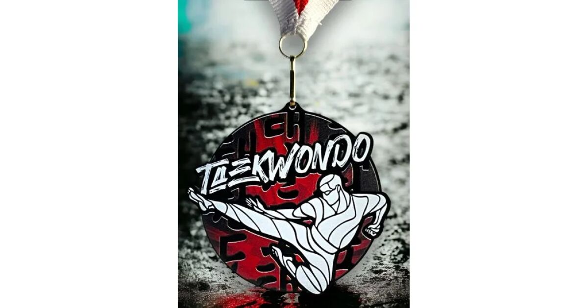 Taekwondo akril érem | Pepita.hu