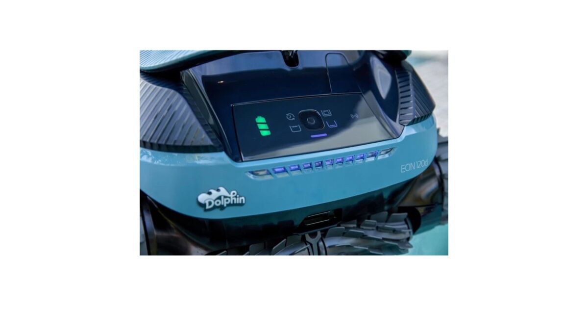 Medencetisztító robot, Dolphin EON 120, teljes medencetisztítás (padló ...