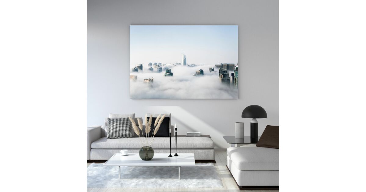 Vászonkép Architecture Skyscraper 70x50 USA Sky Fog | Pepita.hu