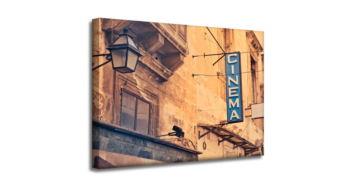 Vászonkép Vintage Retro Cinema Board 40x30 | Pepita.hu