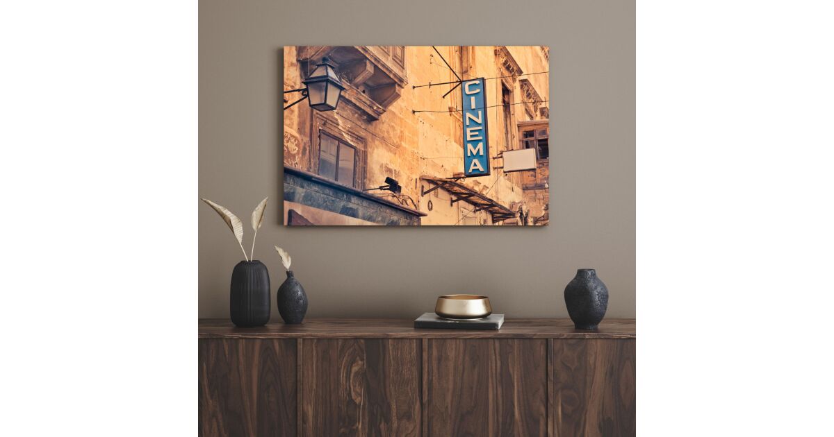 Vászonkép Vintage Retro Cinema Board 40x30 | Pepita.hu