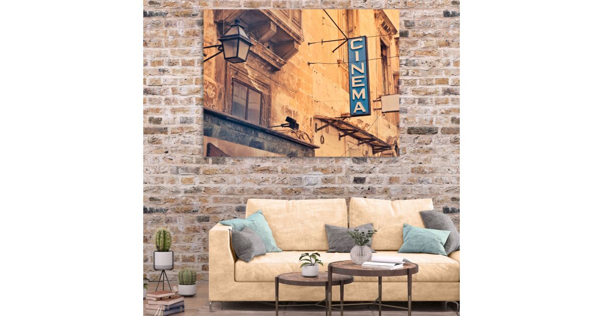 Vászonkép Vintage Retro Cinema Board 40x30 | Pepita.hu
