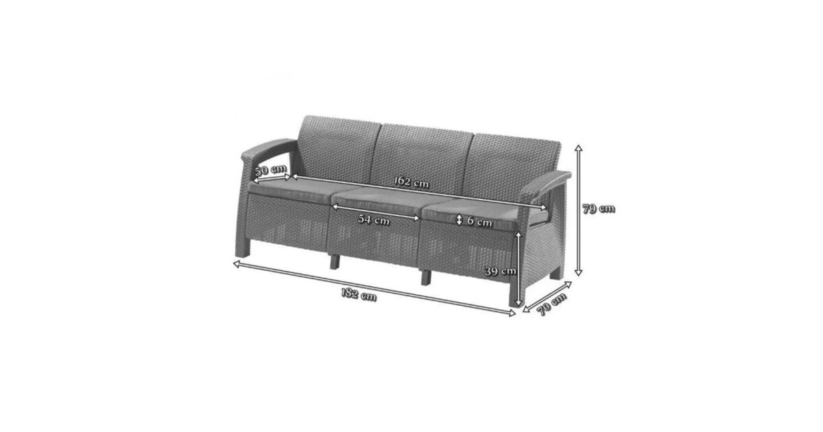 Corfu Love Max Duo Cube Gartenmöbelset | Pepita.com