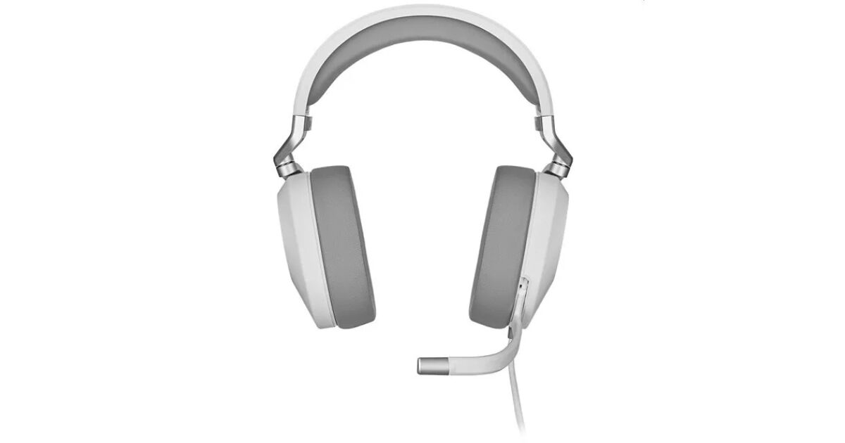 Herný headset Corsair HS65 Surround v bielej farbe | Pepita.com