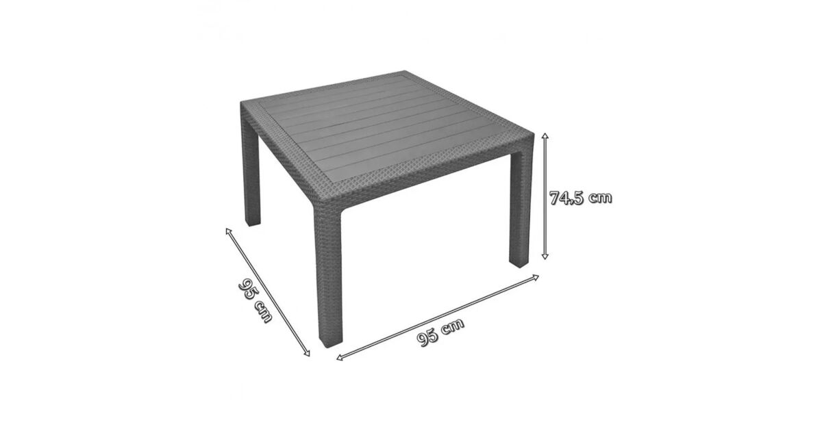 Corfu Relax Gartenmöbelset mit Melody Quartet Tisch | Pepita.com
