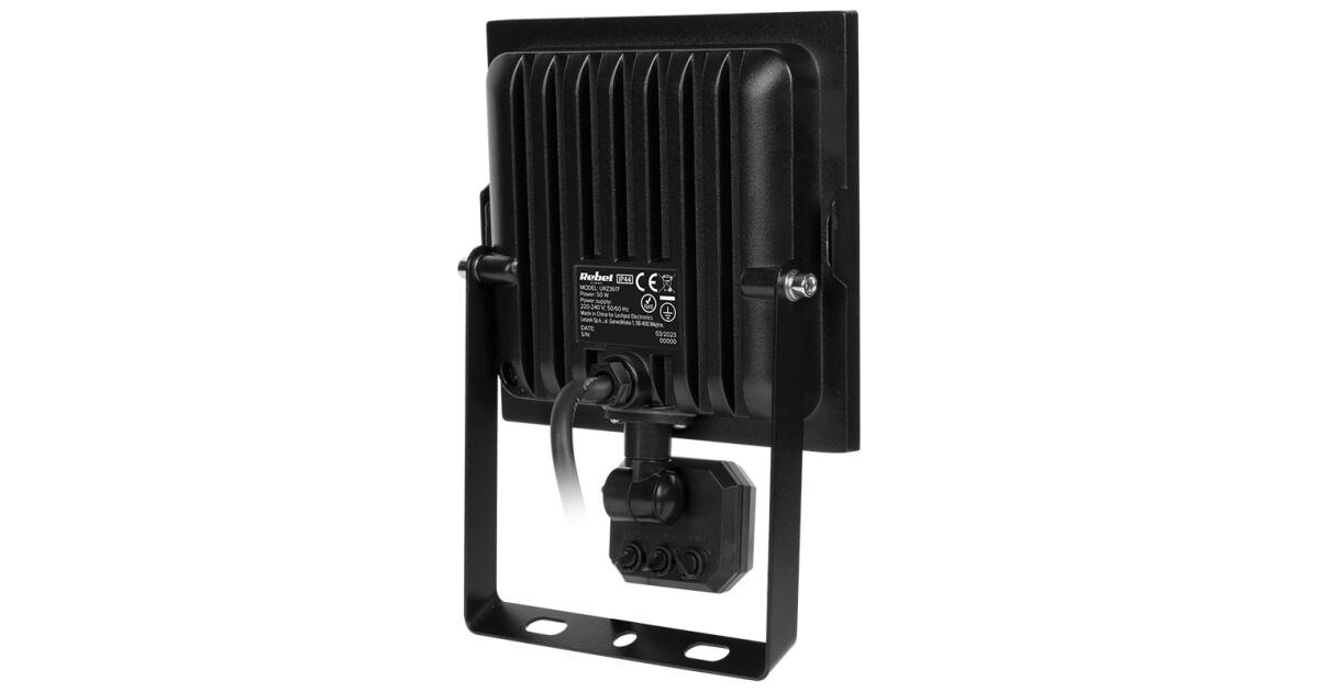 Proiector LED Rebel cu senzor de mișcare, 50W, 4250lm, Lumină Neutră ...