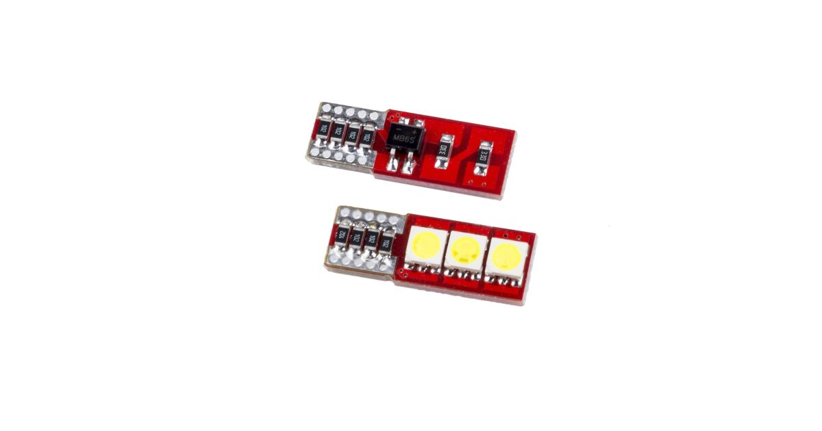 Einparts Led Izzó W5W T10 3Smd 5050 Volkswagen Honda 2 Db Canbus ...