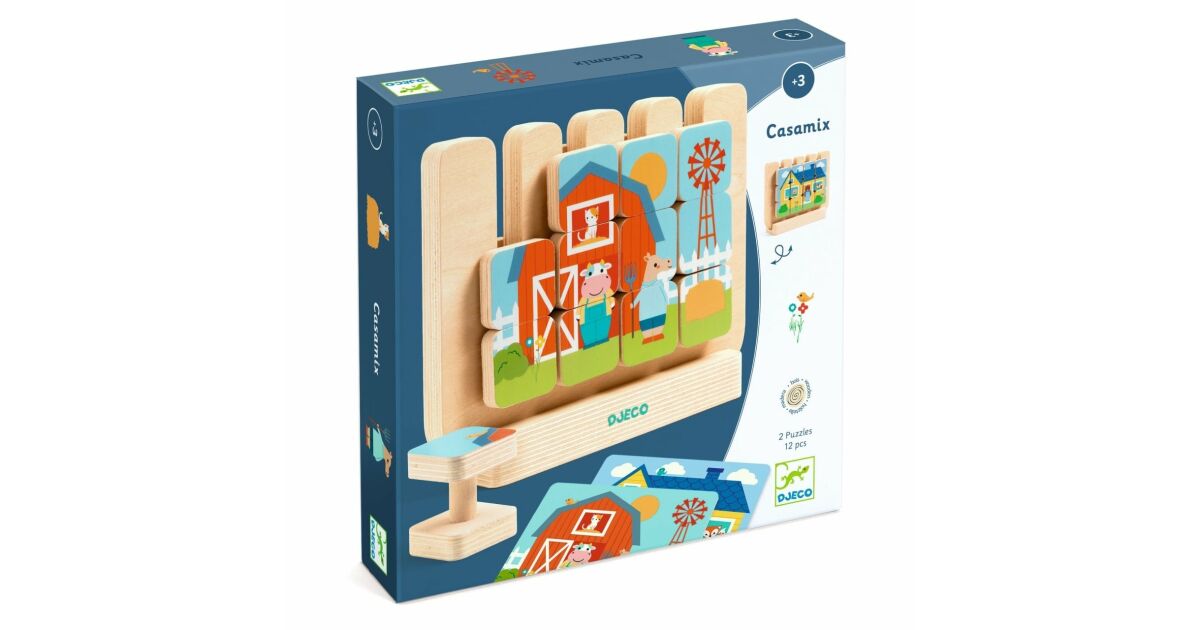 Joc de reconstruit imagini Casamix, Djeco | Pepita.com