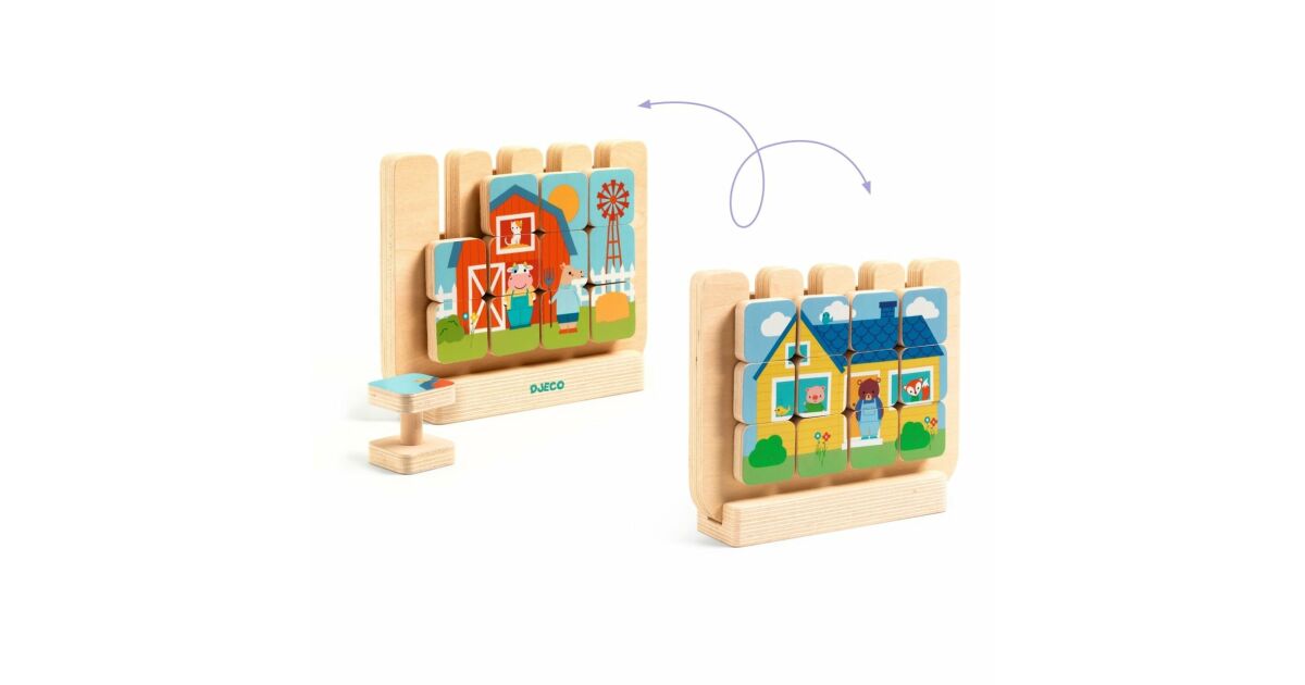 Joc de reconstruit imagini Casamix, Djeco | Pepita.com