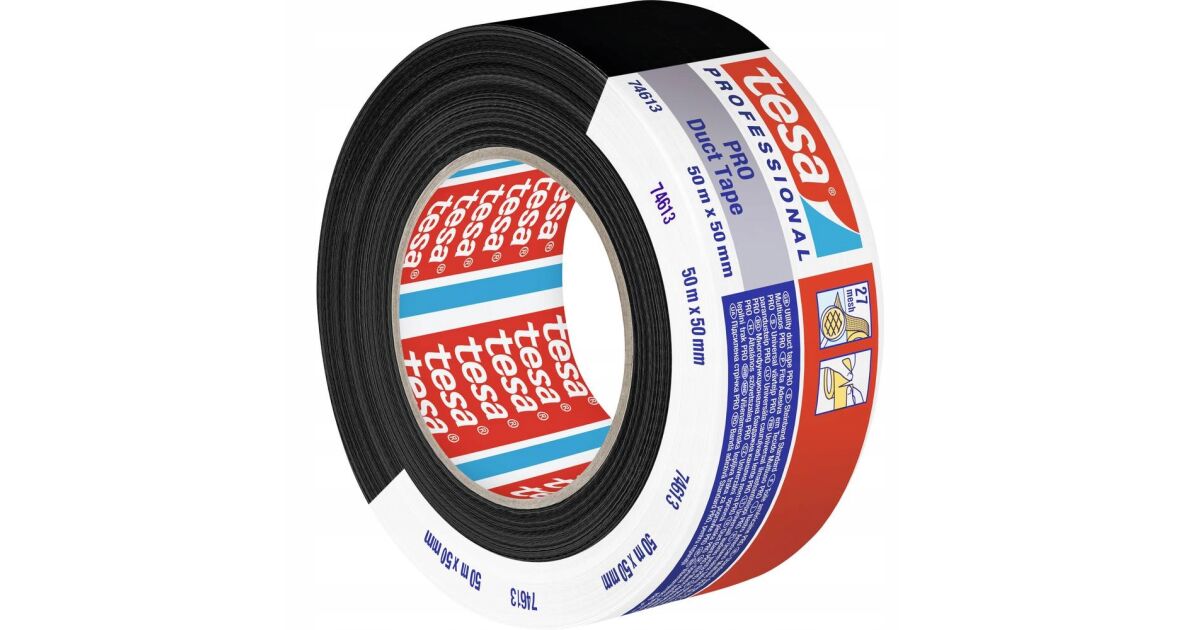 TESA DUCT TAPE Vízálló javítószalag 50m x 50mm fekete x3 | Pepita.hu