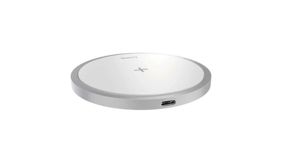 HOCO vezeték nélküli gyorstöltő CW26 Powerful 15W fehér | Pepita.hu