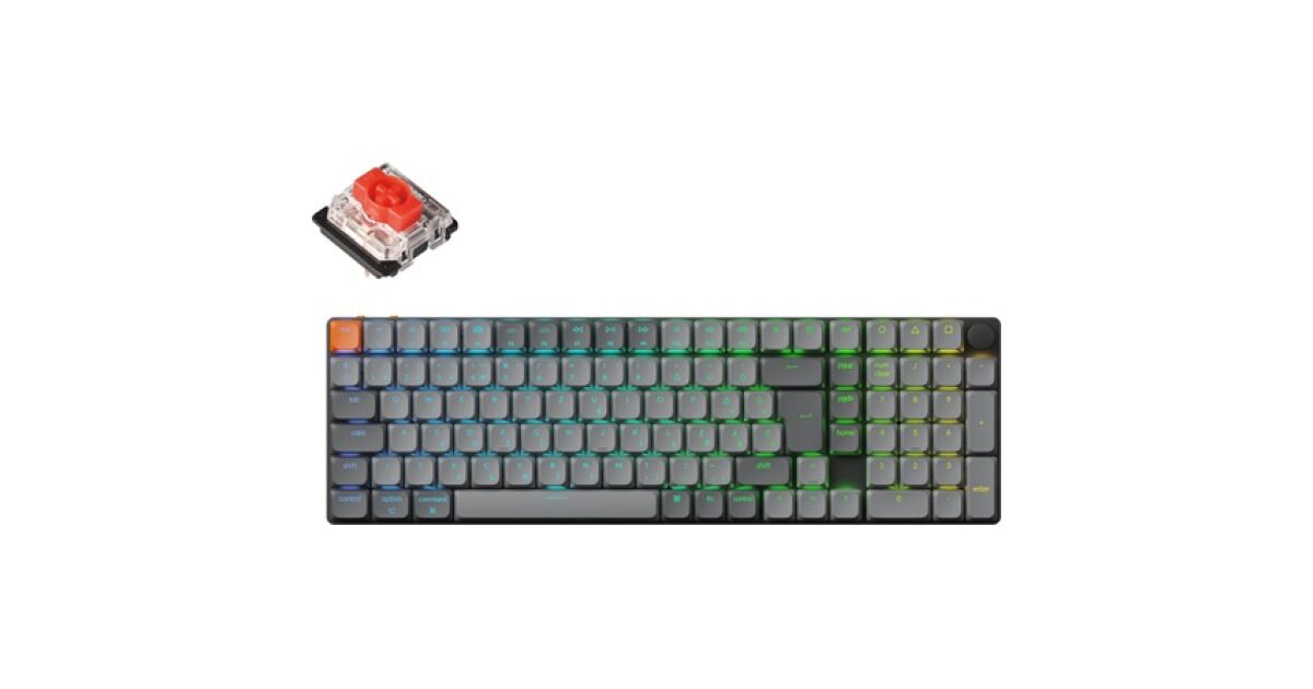 Keychron K17 Max Bluetooth / vezeték nélküli magyar Gateron low-profile ...