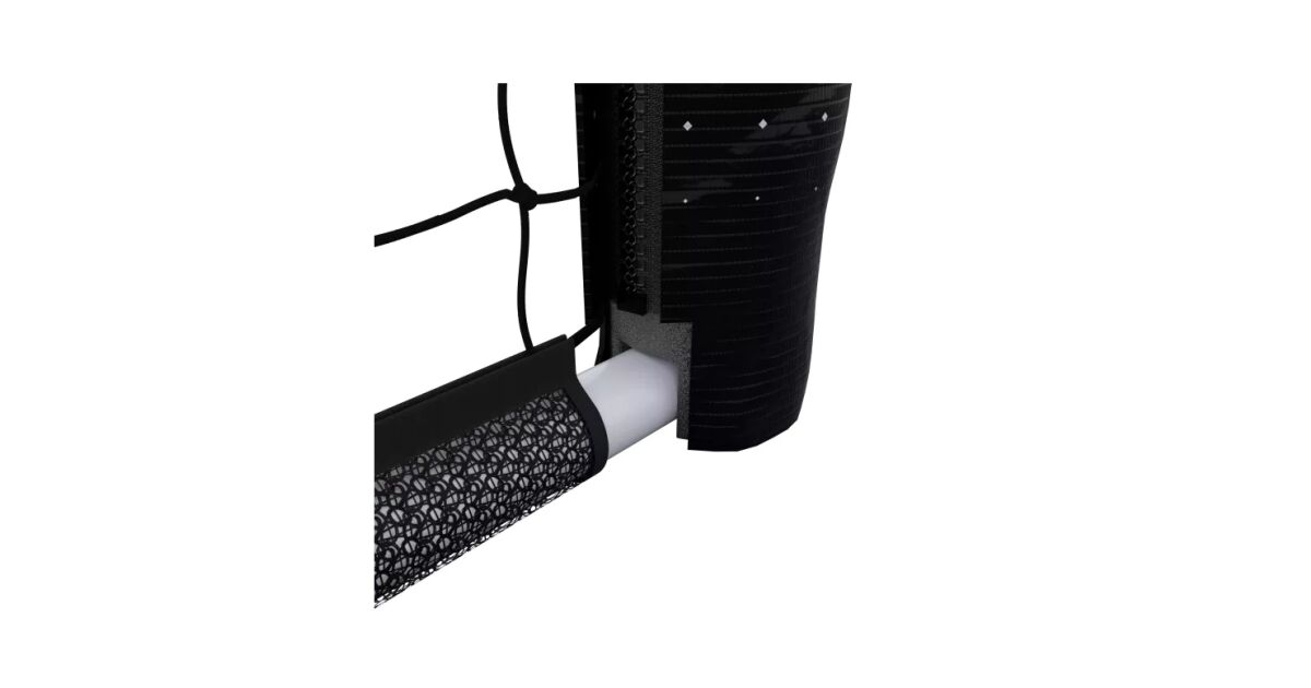 Hudora: Pro Tect Advanced Metall-Fußballtor, 360 cm – weiß-schwarz ...
