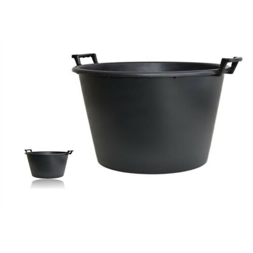 Turbă rotundă cu urechi neagră 160L 1 buc | Pepita.com