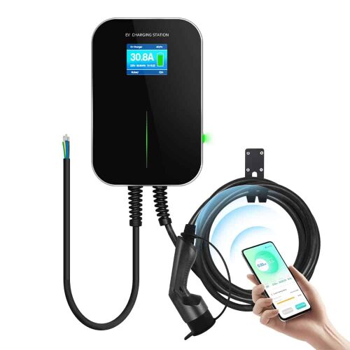 Besen WALLBOX SMART stație de încărcare de perete cu cablu fix de 6m ...